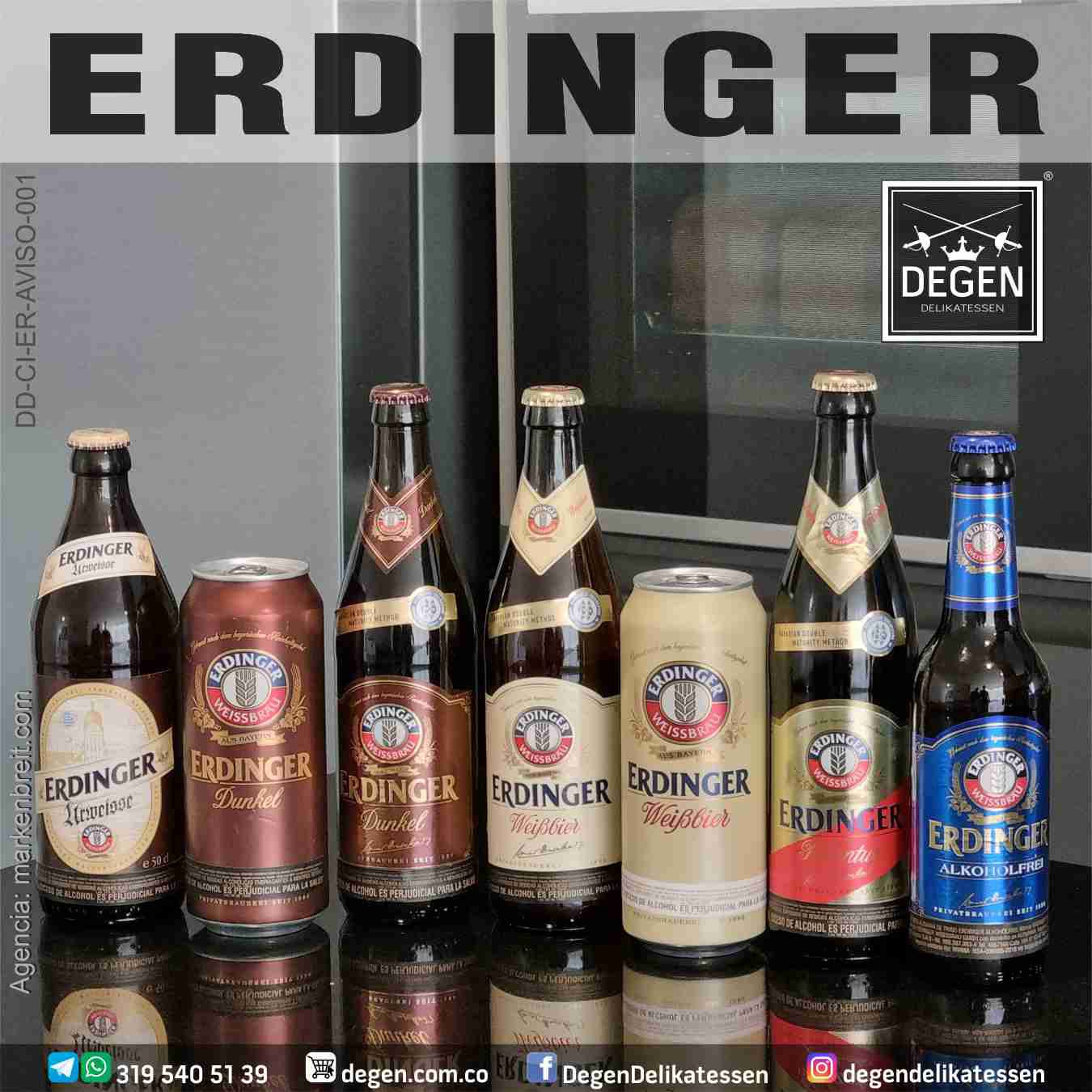 Erdinger - Cerveza de Trigo - Cerveza Alemana